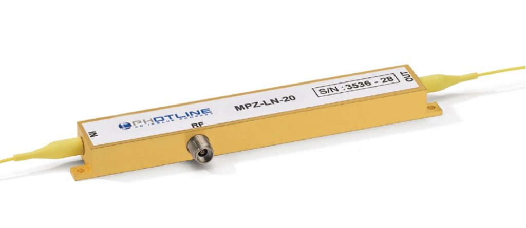 0.15/10/20/40GHz Optical Phase Modulator, Photline MPZ-LN-10, Fiber ...