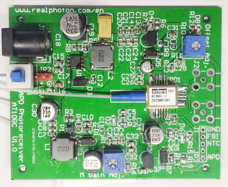 APD Receiver Evaluation Board, Avalanche Photo-Diode, C&L Band, 10Gbps ...